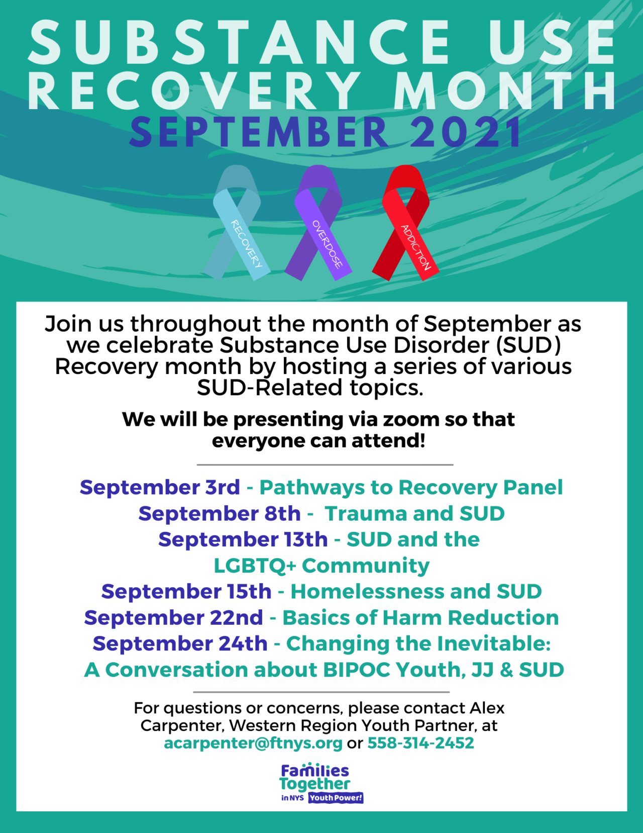 Trauma and SUD (Substance Use Recovery Month Series) - Families ...